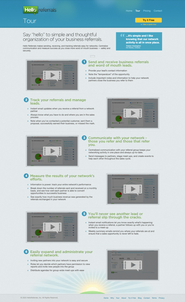 Hello Referrals - WebMarketingSoftware