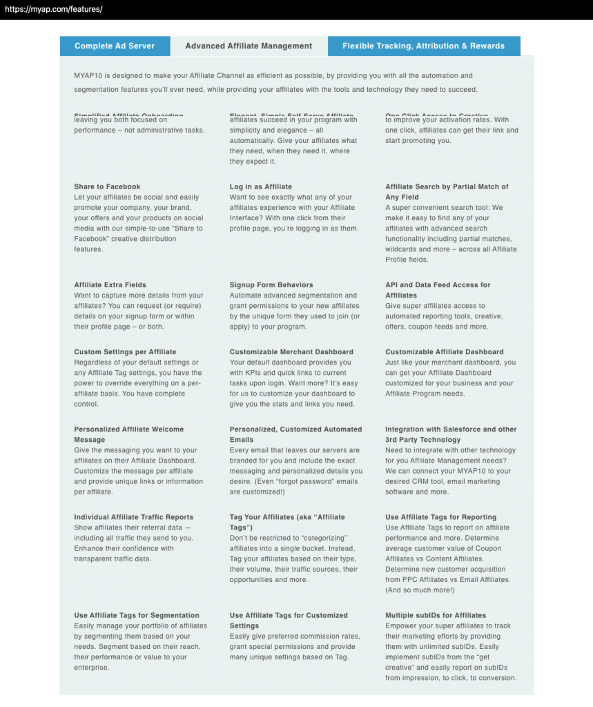 MYAP (My Affiliate Program) - WebMarketingSoftware